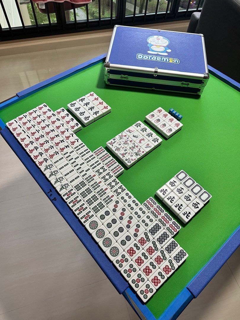 Doraemon Mahjong Tiles, Hobbies & Toys, Toys & Games on Carousell