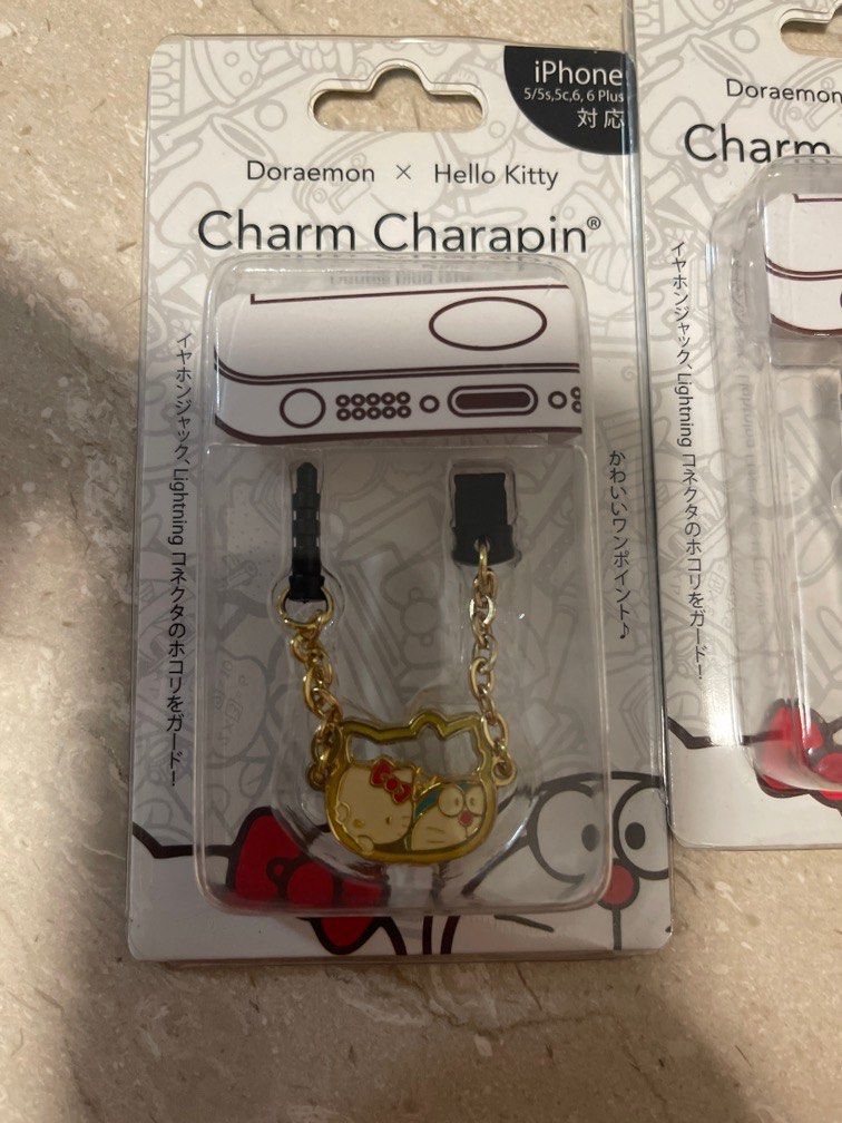 Doraemon X Hello kitty charm charapin, Mobile Phones & Gadgets, Mobile ...