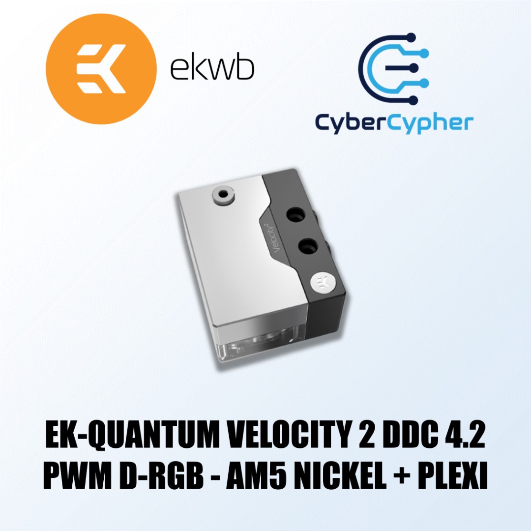 EK-Quantum Velocity 2 DDC 4.2 PWM D-RGB - AM5 Nickel + Plexi, Computers ...