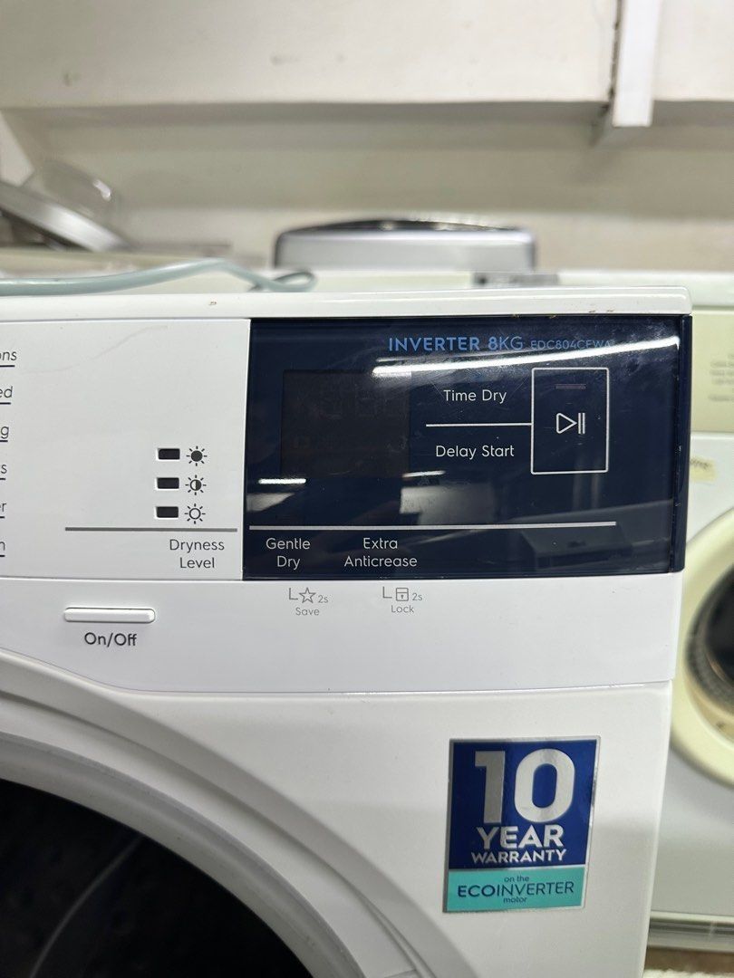 ELECTROLUX 8KG Condenser Dryer EDC804CEWA-2, TV & Home Appliances ...