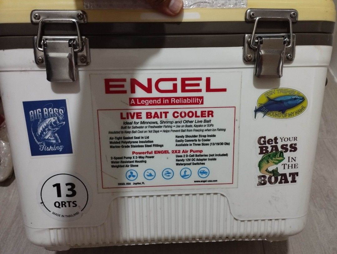 ENGEL LIVE BAIT Cooler, Sports Equipment, Fishing on Carousell