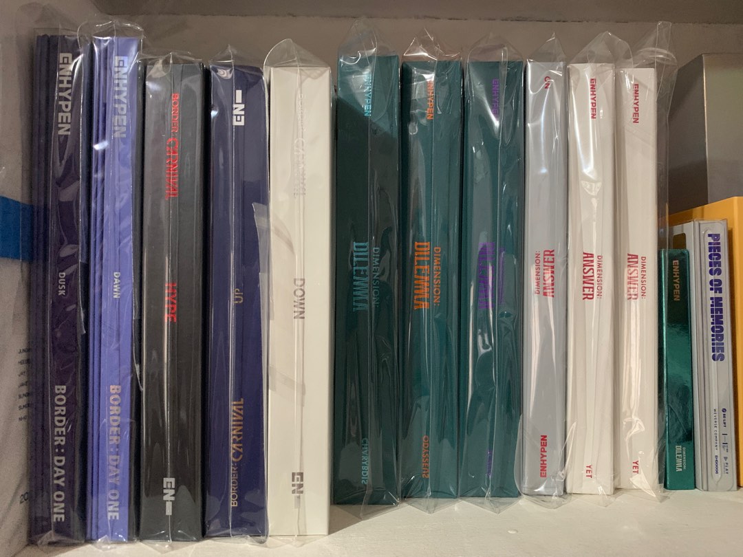 ENHYPEN UNSEALED ALBUMS, Hobbies & Toys, Memorabilia & Collectibles, K ...