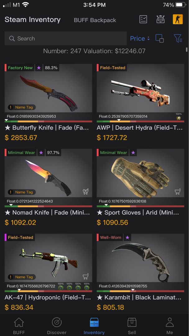 ENTIRE CSGO Inventory Sale, Video Gaming, Gaming Accessories, In-Game ...