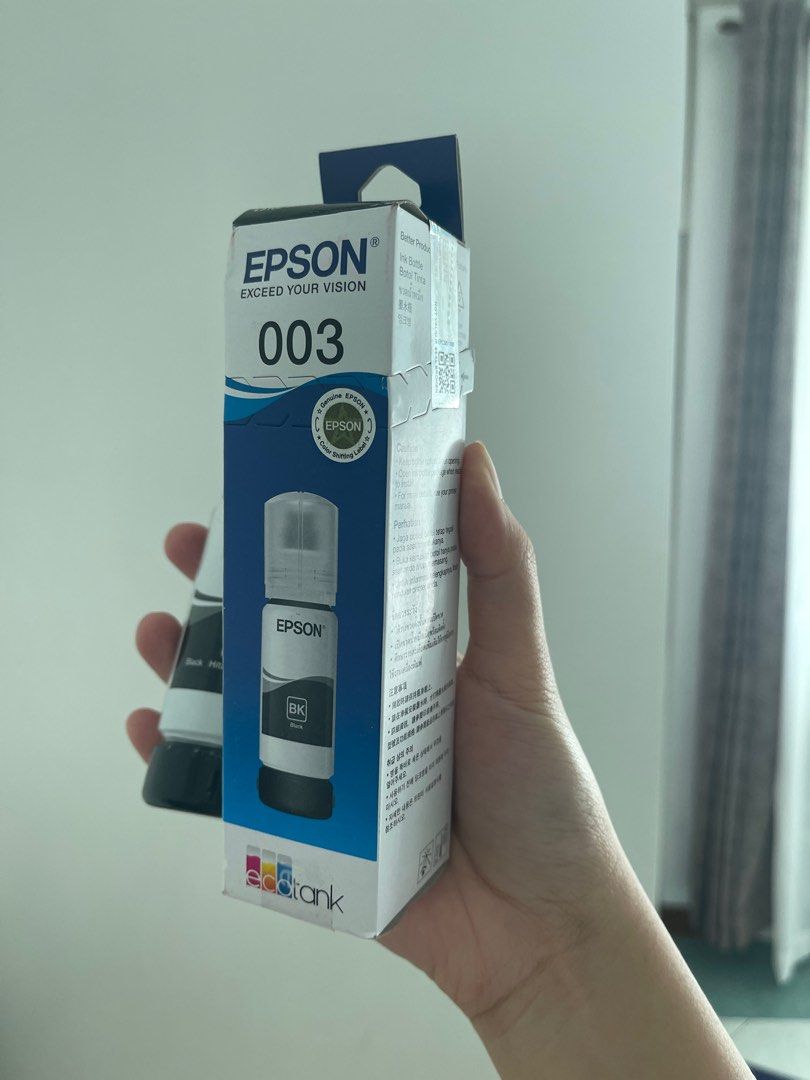 EPSON 033 black ink refill + freebie on Carousell
