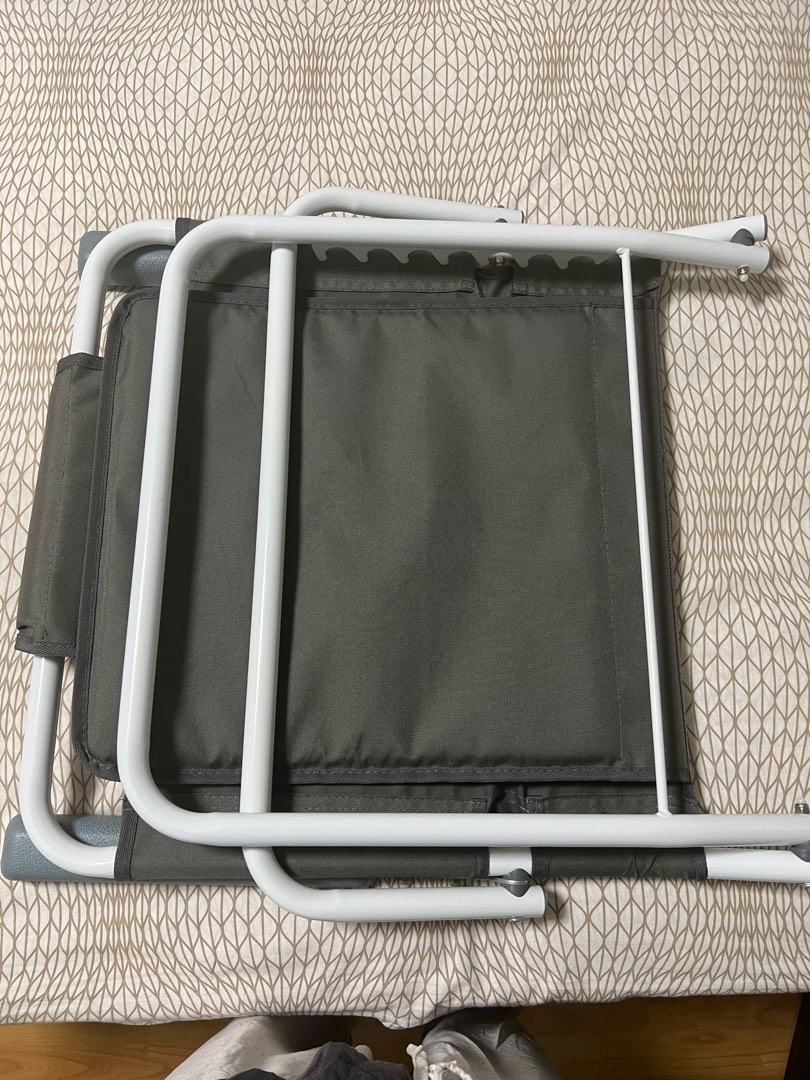 Foldable bed chair with arm rest, Health & Nutrition, Assistive ...