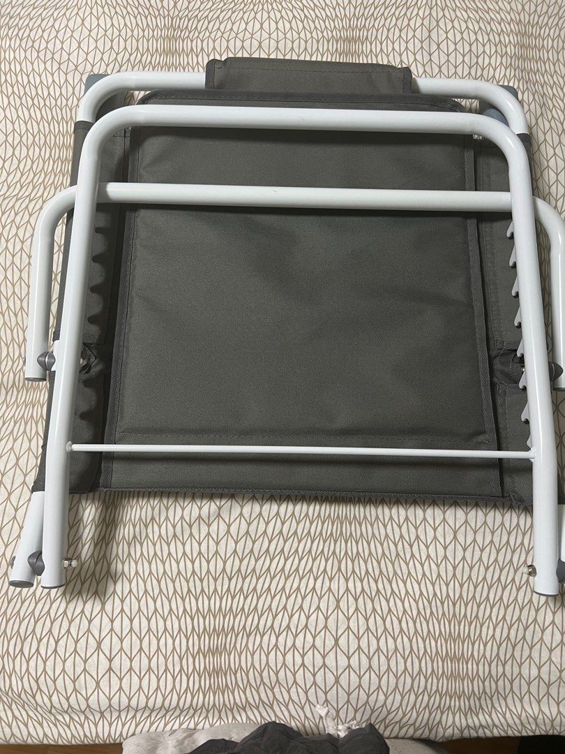 Foldable bed chair with arm rest, Health & Nutrition, Assistive ...