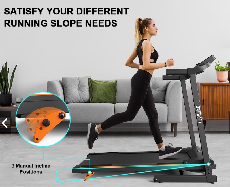 Foldable Treadmill Machine, Sports Equipment, Exercise & Fitness ...