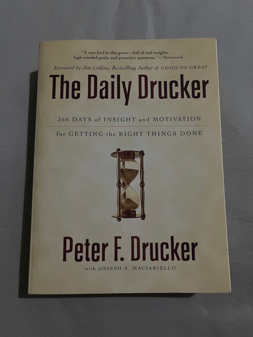 [FOR SALE] The Daily Drucker by Peter F. Drucker, Hobbies & Toys, Books ...