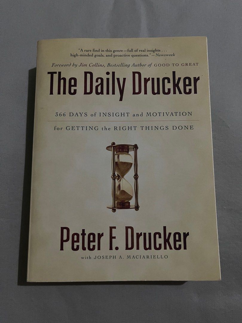 [FOR SALE] The Daily Drucker by Peter F. Drucker, Hobbies & Toys, Books ...