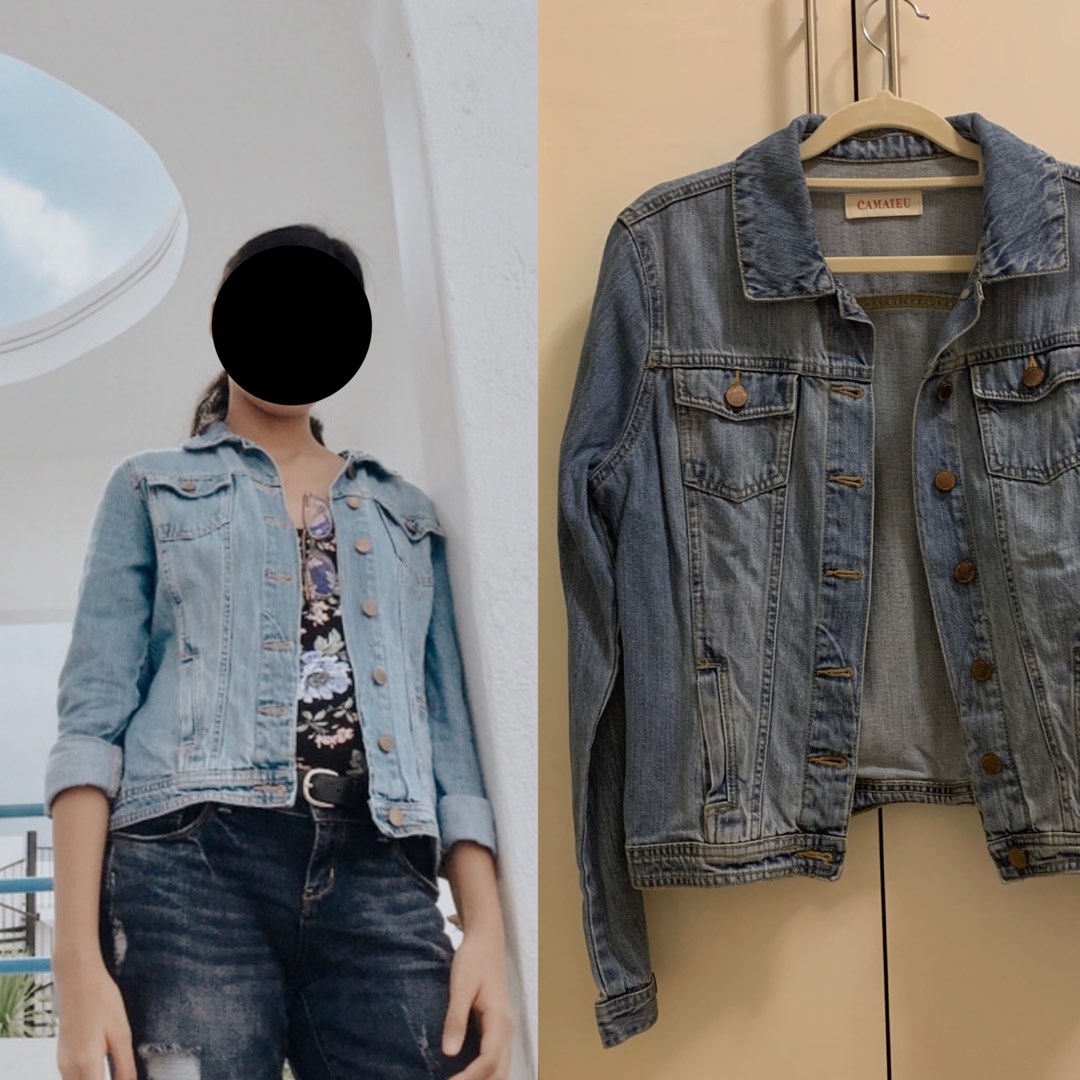 FREE SF denim jacket on Carousell