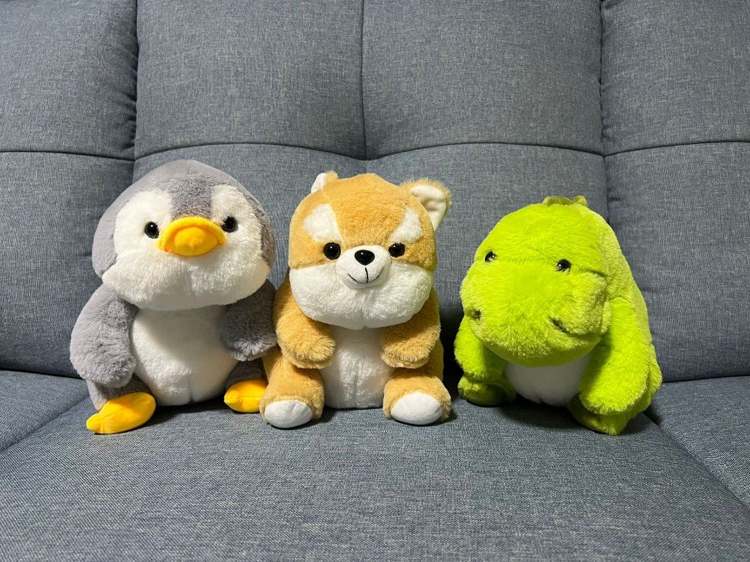 Fun claw cute stuffed soft toy plush plushie animal penguin dog Dino ...