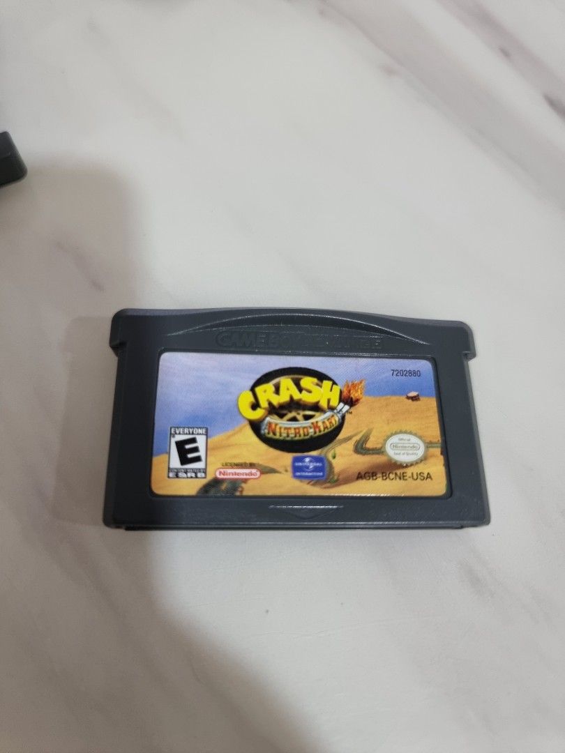 Game boy advance Cartridge Crash, Video Gaming, Video Game Consoles ...