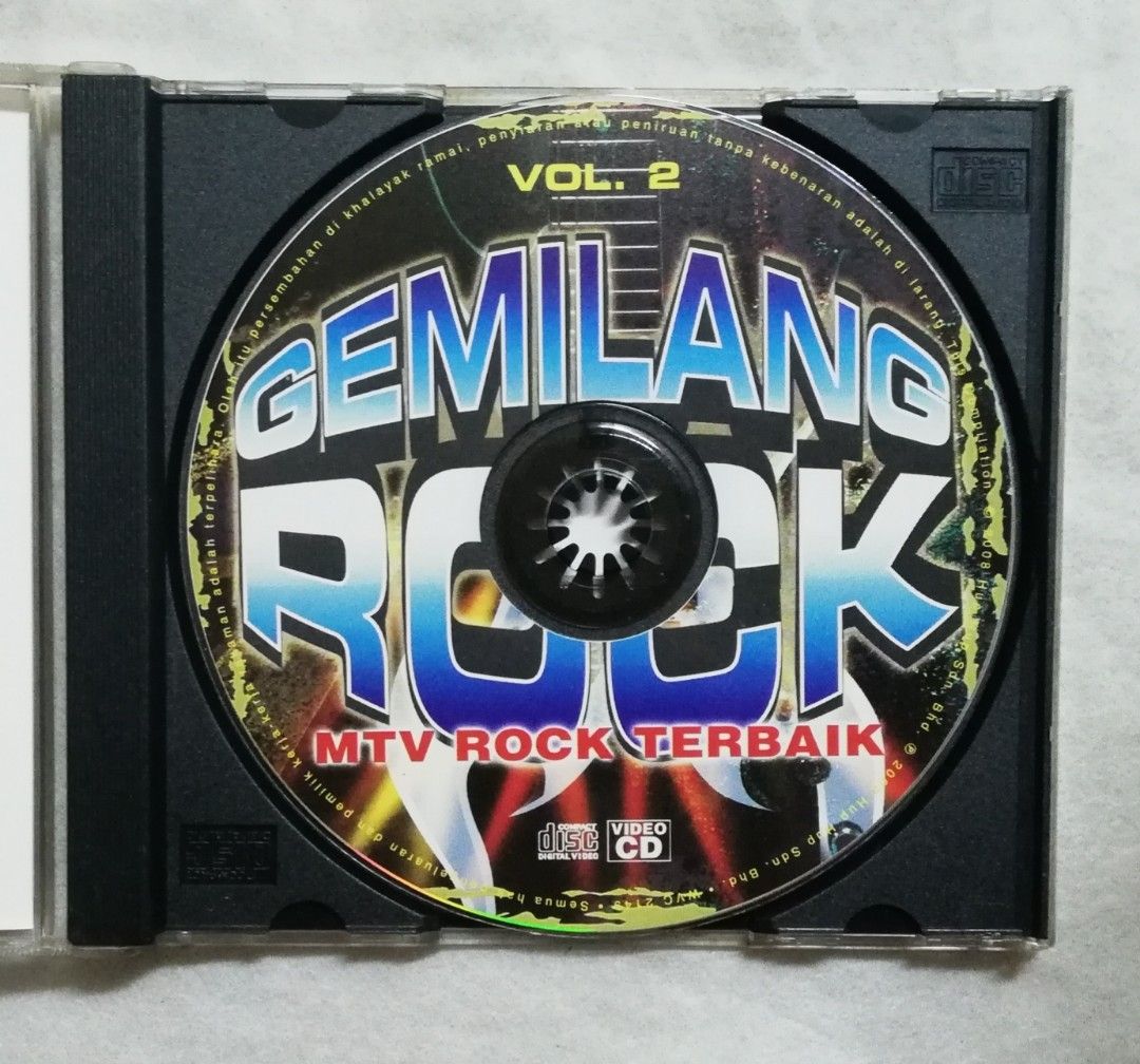 Gemilang Rock Terbaik Vol.2 Seleksi Karaoke VCD 2008 Life Records (M24 ...