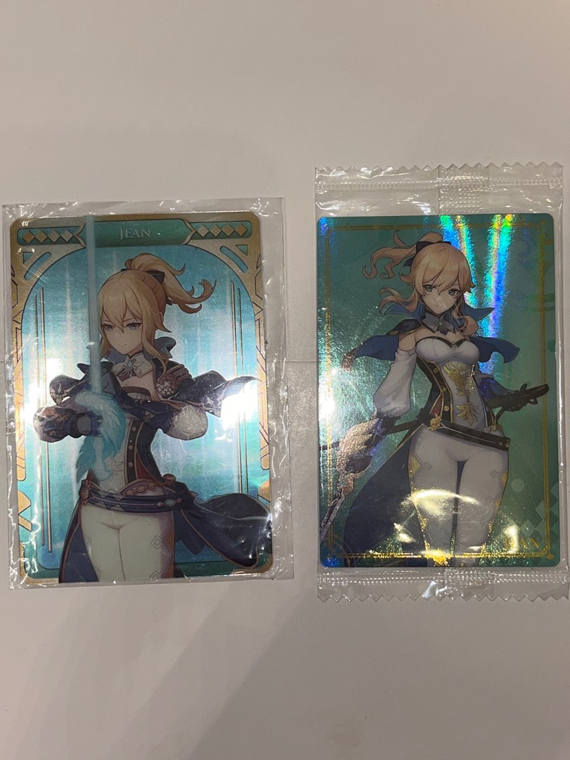 genshin impact wafer cards jean, Hobbies & Toys, Memorabilia ...