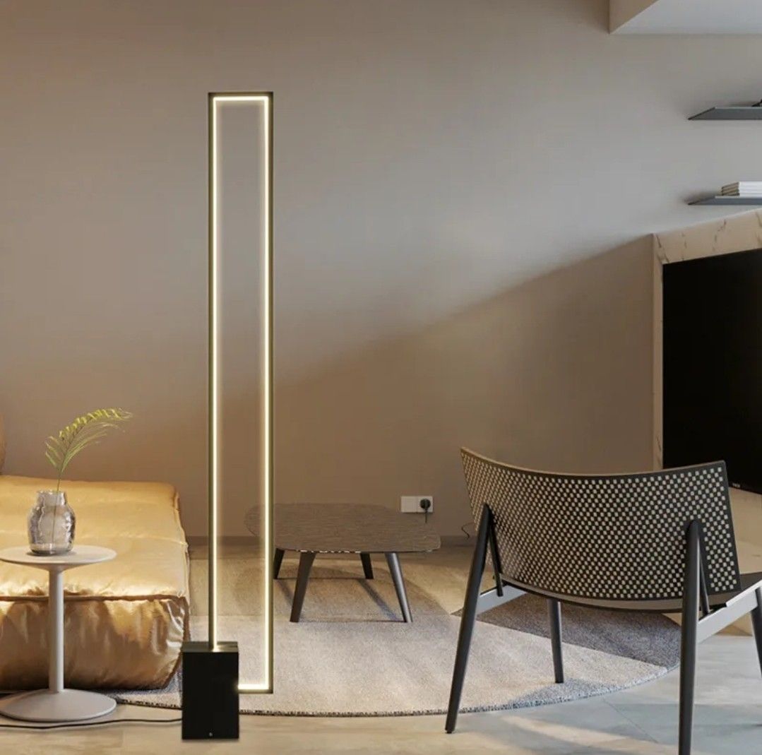 Geometric Square LED Floor Light, Furniture & Home Living, Lighting ...