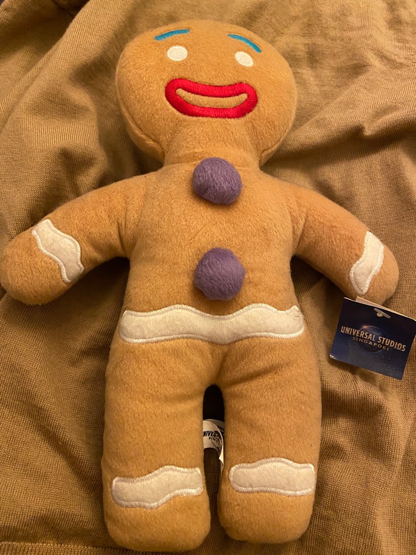 Gingerbread Man Universal Studios Plushie Soft Toy, Hobbies & Toys ...