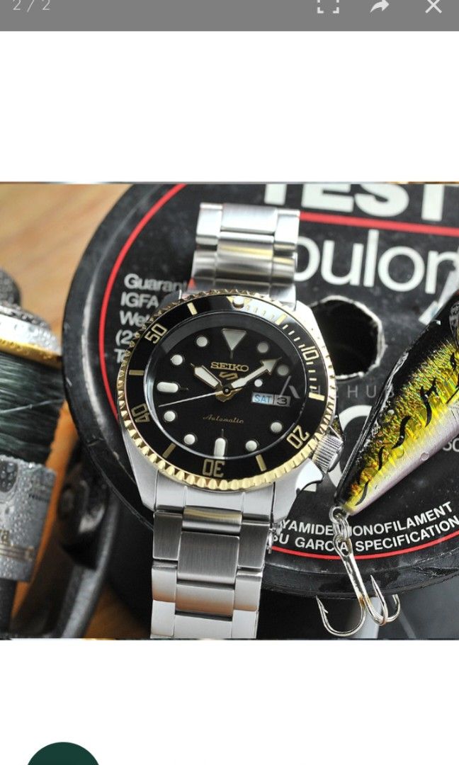 GOLDEN SUB - SRPD57K1M1 SPECIAL CUSTOM WATCH, Men's Fashion, Watches ...