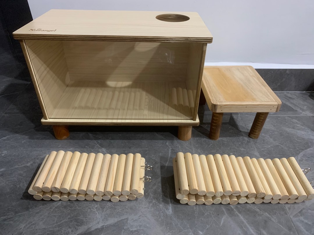 Hamster Burrow Box, Ladder, Table, Pet Supplies, Homes & Other Pet ...