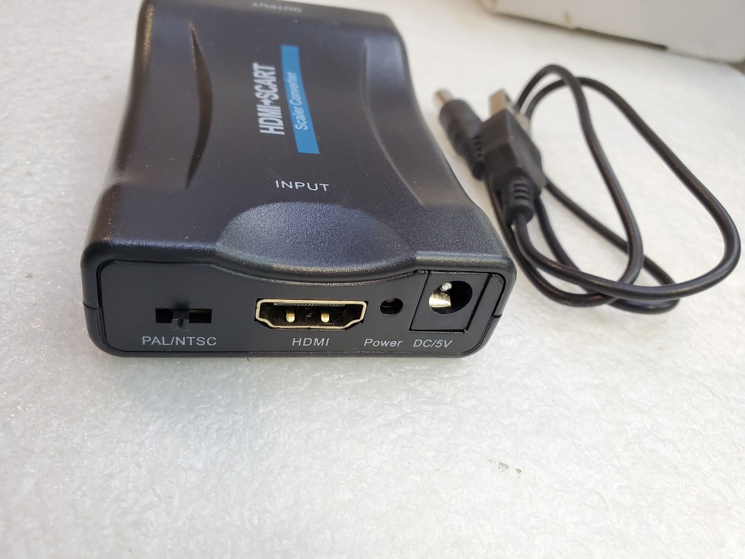 HDMI‑to‑SCART Scaler Converter Adapter | Female HDMI Input to Female ...