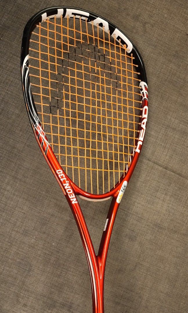 Head 130 Neon 2 You Tek Innegra Squash Racket, Sports Equipment, Other ...