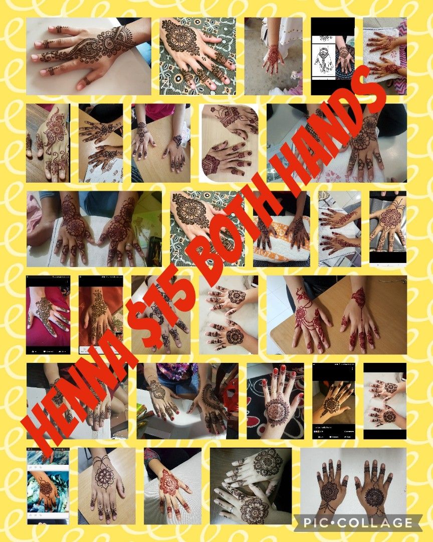 Henna Raya 2023 / Eid Henna, Beauty & Personal Care, Hands & Nails on ...