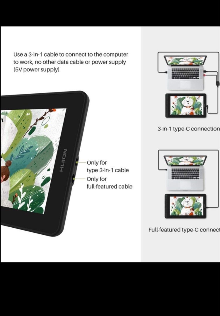 Huion kamvas 12 Drawing tablet, Mobile Phones & Gadgets, Other Gadgets ...