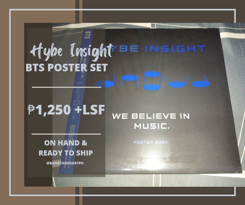 Hybe Insight BTS Poster set (sealed) on Carousell