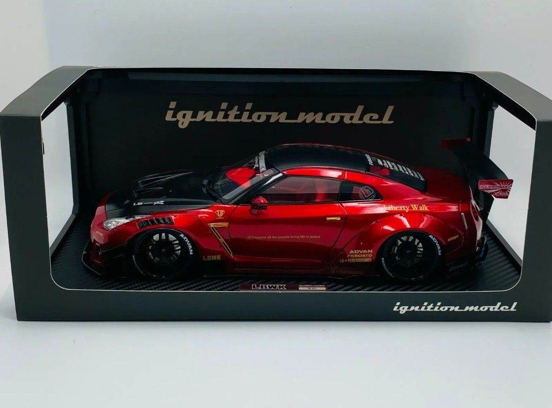 Ignition model 1 /18 - IG2341 - LB-WORKS Nissan GT-R R35 type 2 Red ...