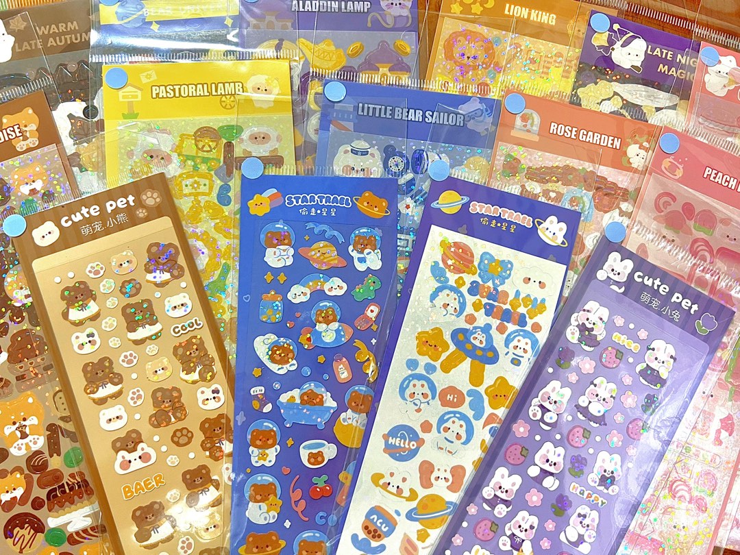 Individual sticker sheets, Hobbies & Toys, Stationery & Craft ...