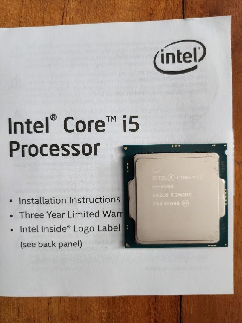 Intel Core i5 6500 Processor with Stock Intel CPU Cooler (Fan), Computers & Tech, Parts ...
