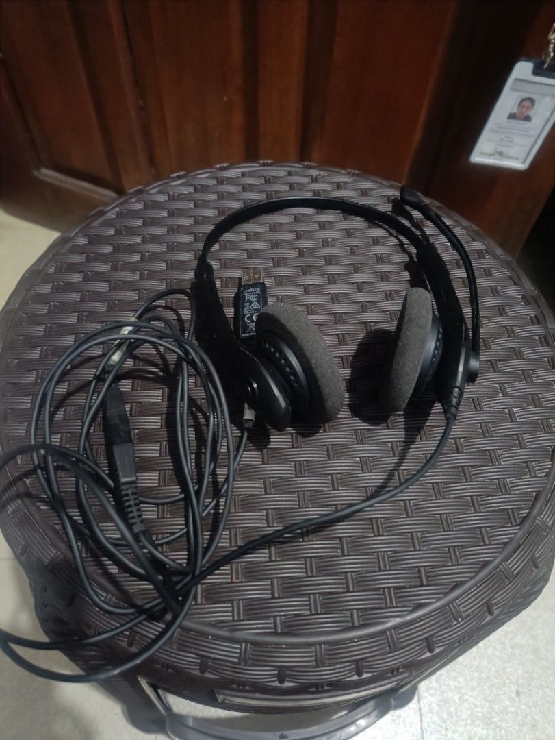 Jabra Noise Cancelling Headset Audio Headphones Headsets On Carousell