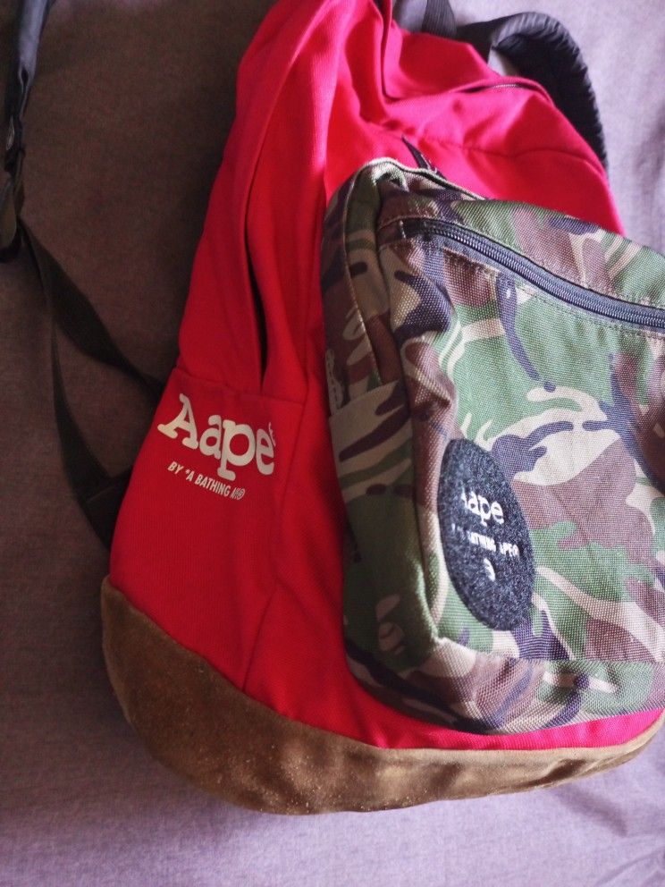 JANSPORT X AAPE BACKPACK, Men's Fashion, Bags, Backpacks on Carousell
