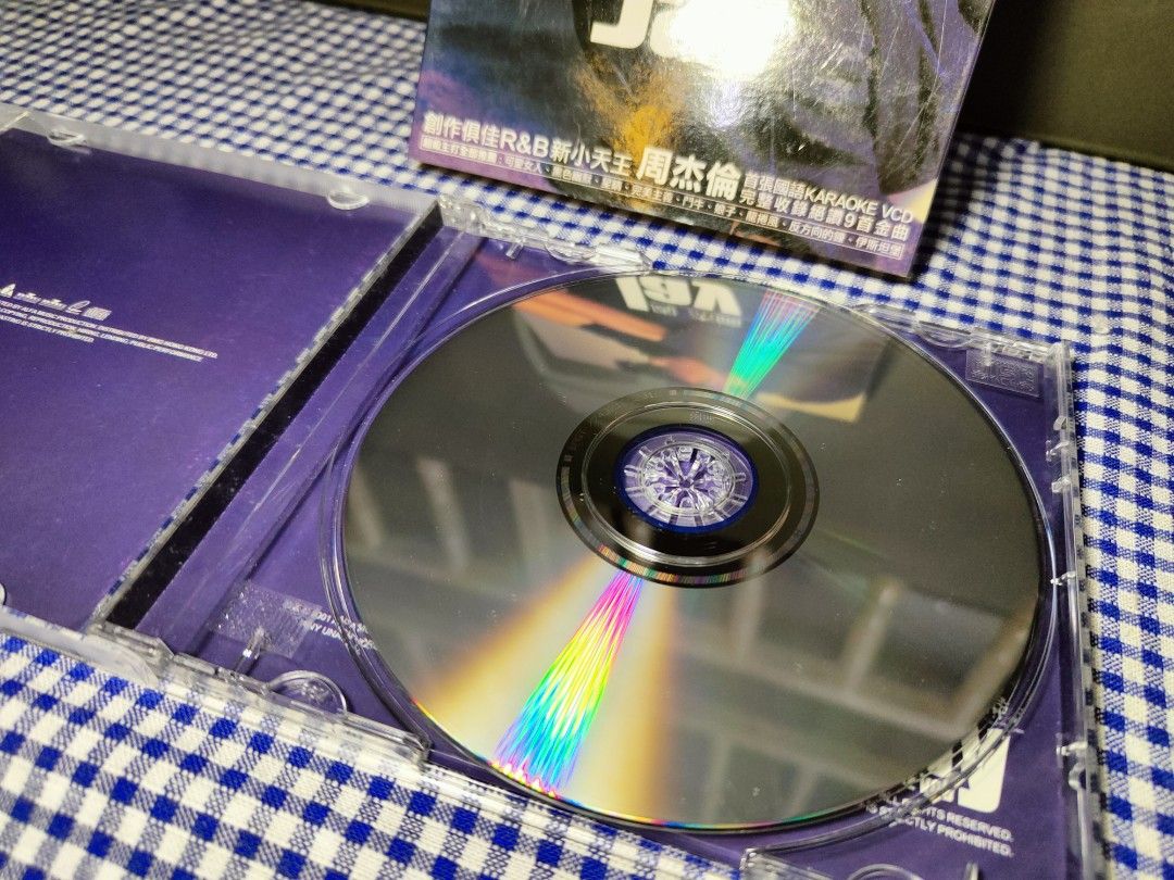 Jay Chou first album CD + Calendar / Karaoke VCD Taiwan version 周杰伦 ...