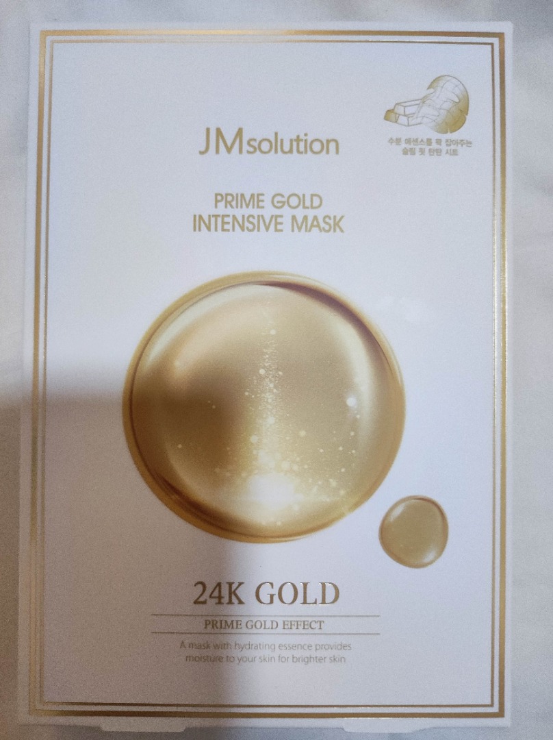 JMsolution PRIME GOLD INTENSIVE MASK 30ML x 5 PCS / BOX, Beauty ...