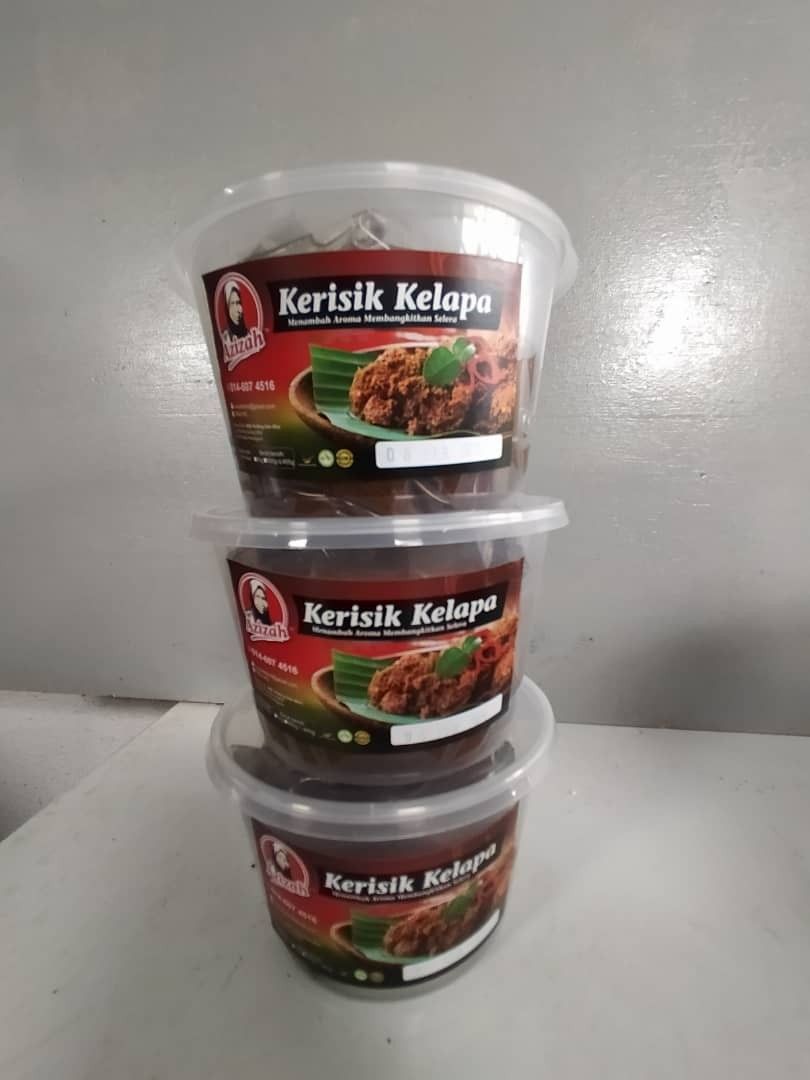 Kerisik Kelapa Asli Terengganu, Food & Drinks, Fresh Produce on Carousell