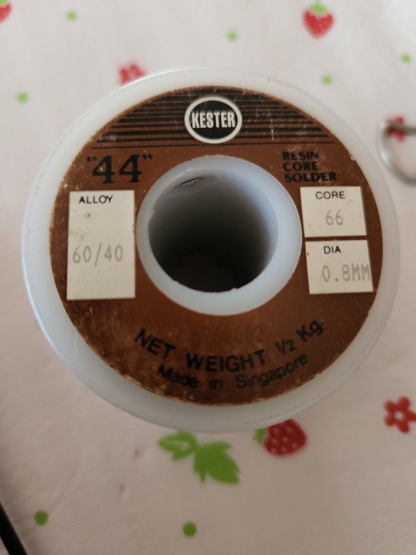 Kester "44" Resin Core Solder Wire, Furniture & Home Living, Home ...