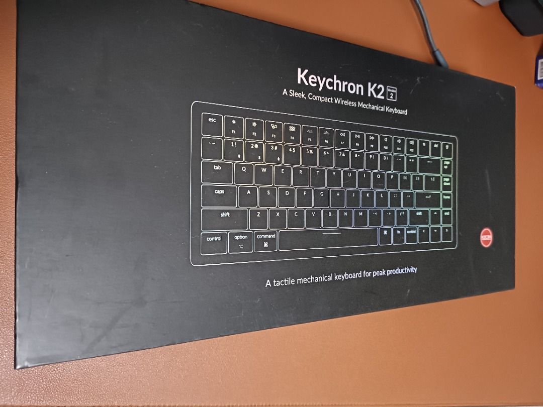 Keychron K2 V2 Hotswappable Wireless Mechanical Keyboard with Poron ...