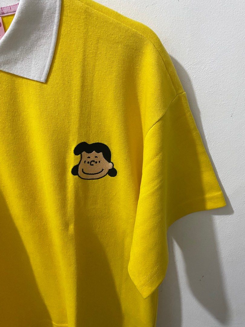 kikiko lucy Polo Shirt oversized semi crop, Fesyen Wanita, Pakaian Wanita, Atasan di Carousell