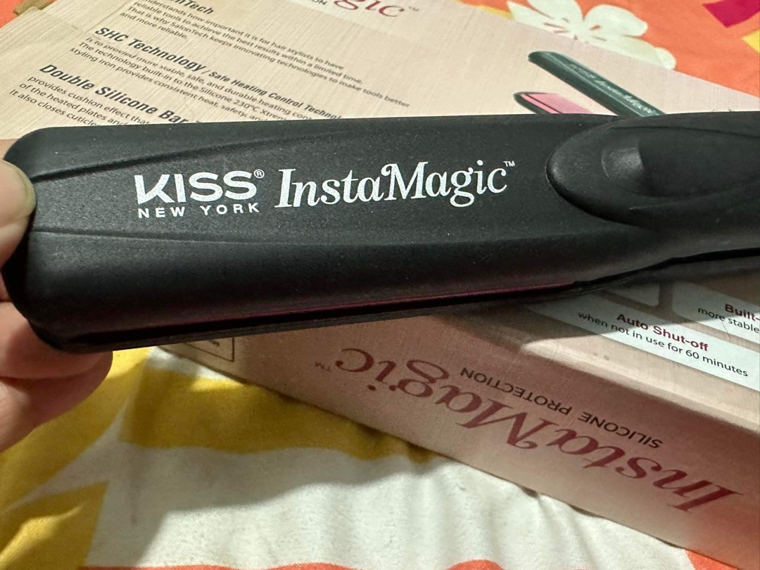 Kiss hair iron (bought for 3999 at watsons), Beauty & Personal Care ...