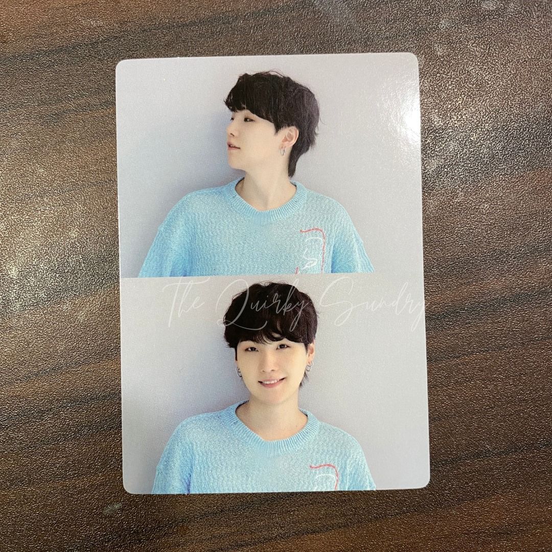 [K-POP MERCH] BTS Yoongi Merch Box 3 Photocard on Carousell