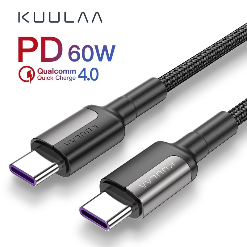 Kuulaa 65w PD Cable USB Type C, Mobile Phones & Gadgets, Mobile ...