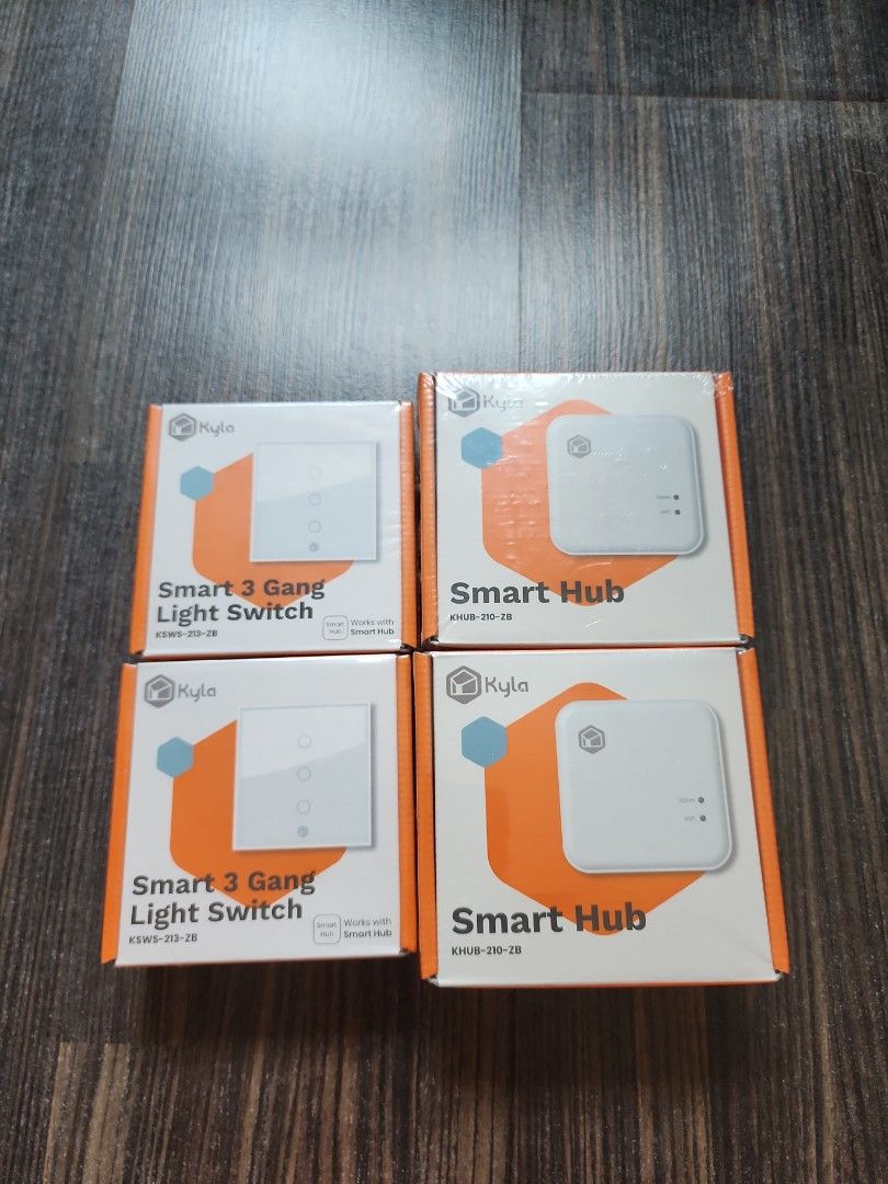 Kyla Aztech Smart Home Light Switch Hub Google Zigbee HDB BTO Condo ...