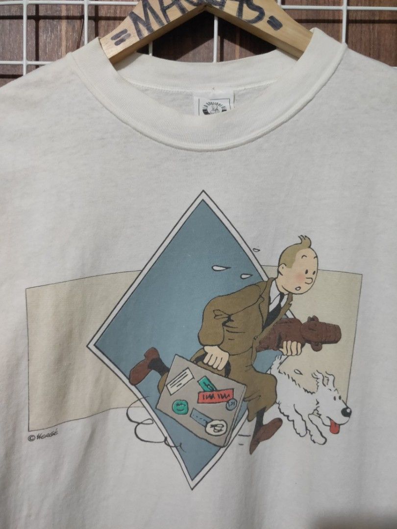 La Boutique De TinTin T Shirt, Men's Fashion, Tops & Sets, Tshirts ...