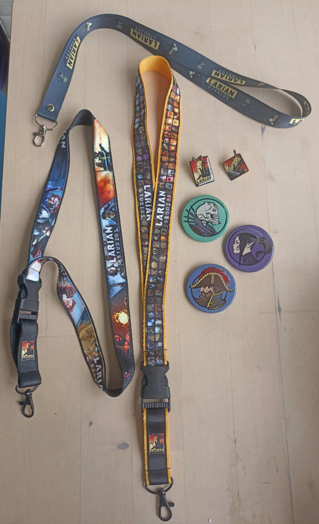Larian Studios exclusive merch: pins and lanyards, Hobbies & Toys ...