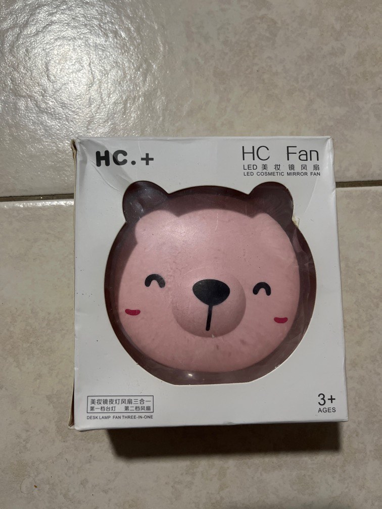 LED cosmetic mirror fan, Hobbies & Toys, Memorabilia & Collectibles ...