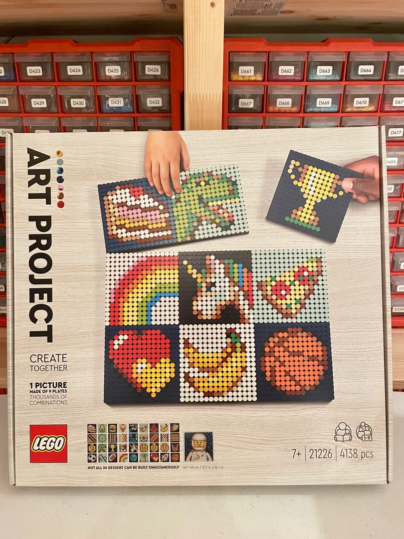 Lego Art 21226 Art Project - Create Together, Hobbies & Toys, Toys ...