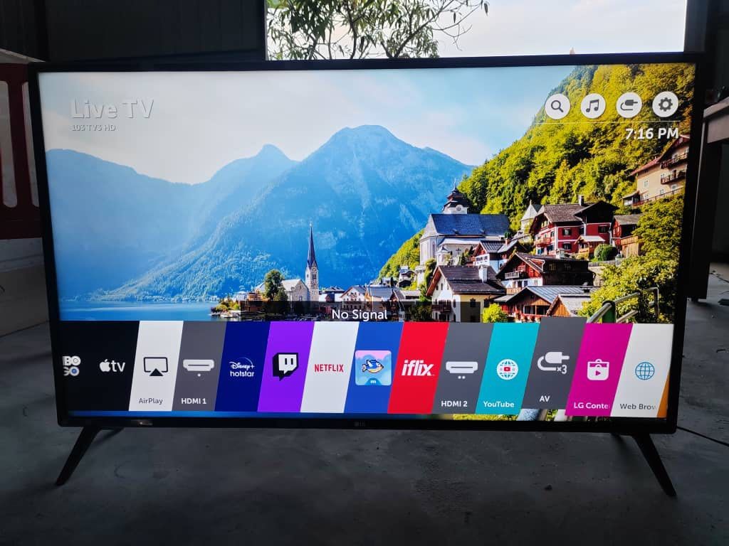LG 55 inchi 4k Smart LED Tv Good Condition, TV & Home Appliances, TV ...