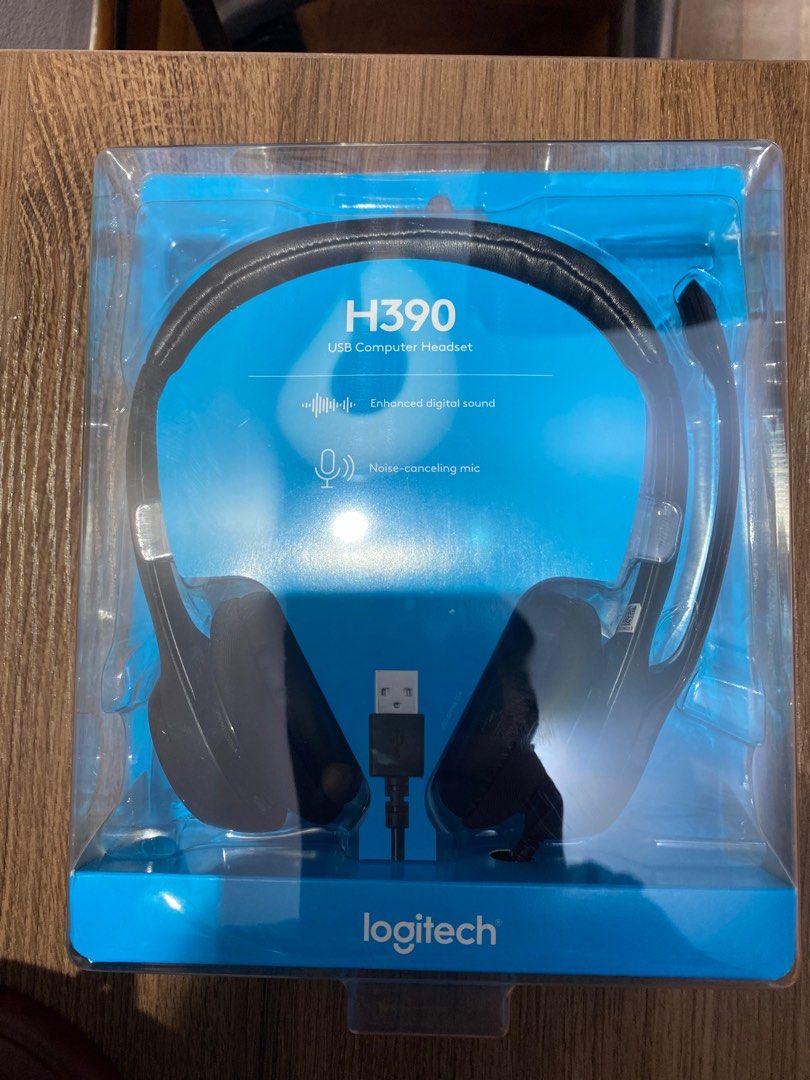 Brand New Logitech H390 Headset, Audio, Headphones & Headsets on Carousell