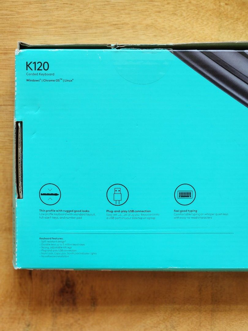 Logitech K120 Corded Keyboard Computers And Tech Parts And Accessories