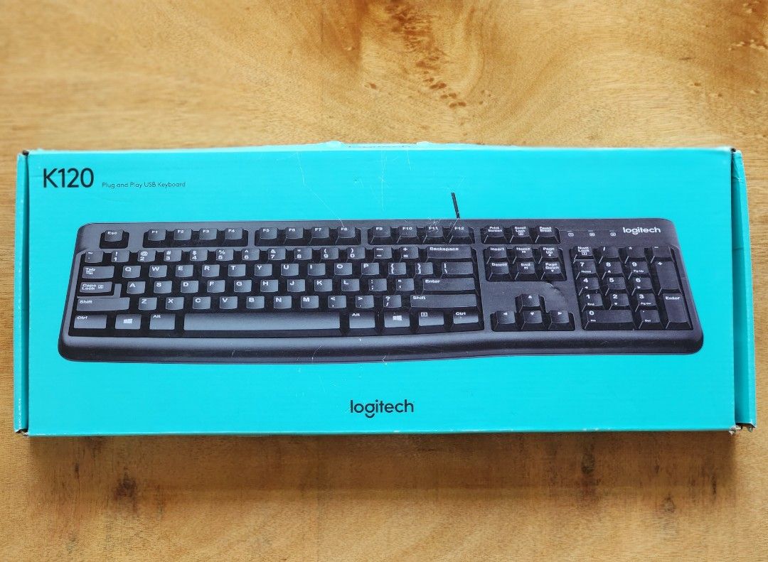 Logitech K120 Corded Keyboard, Computers & Tech, Parts & Accessories ...